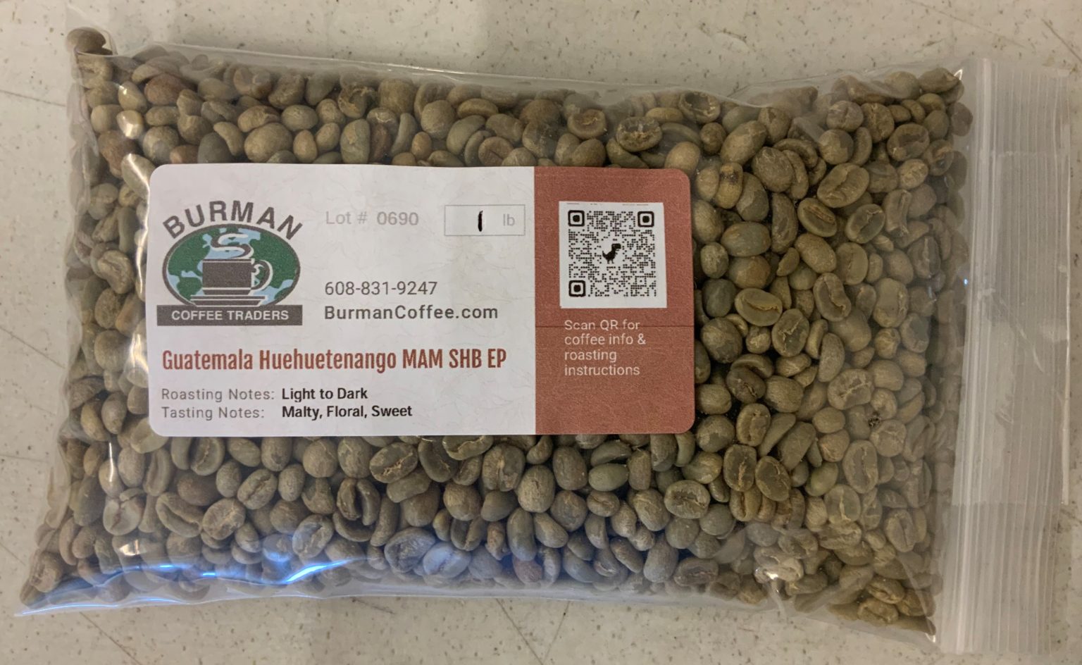Guatemalan Huehuetenango SHB EP Mam | Burman Coffee